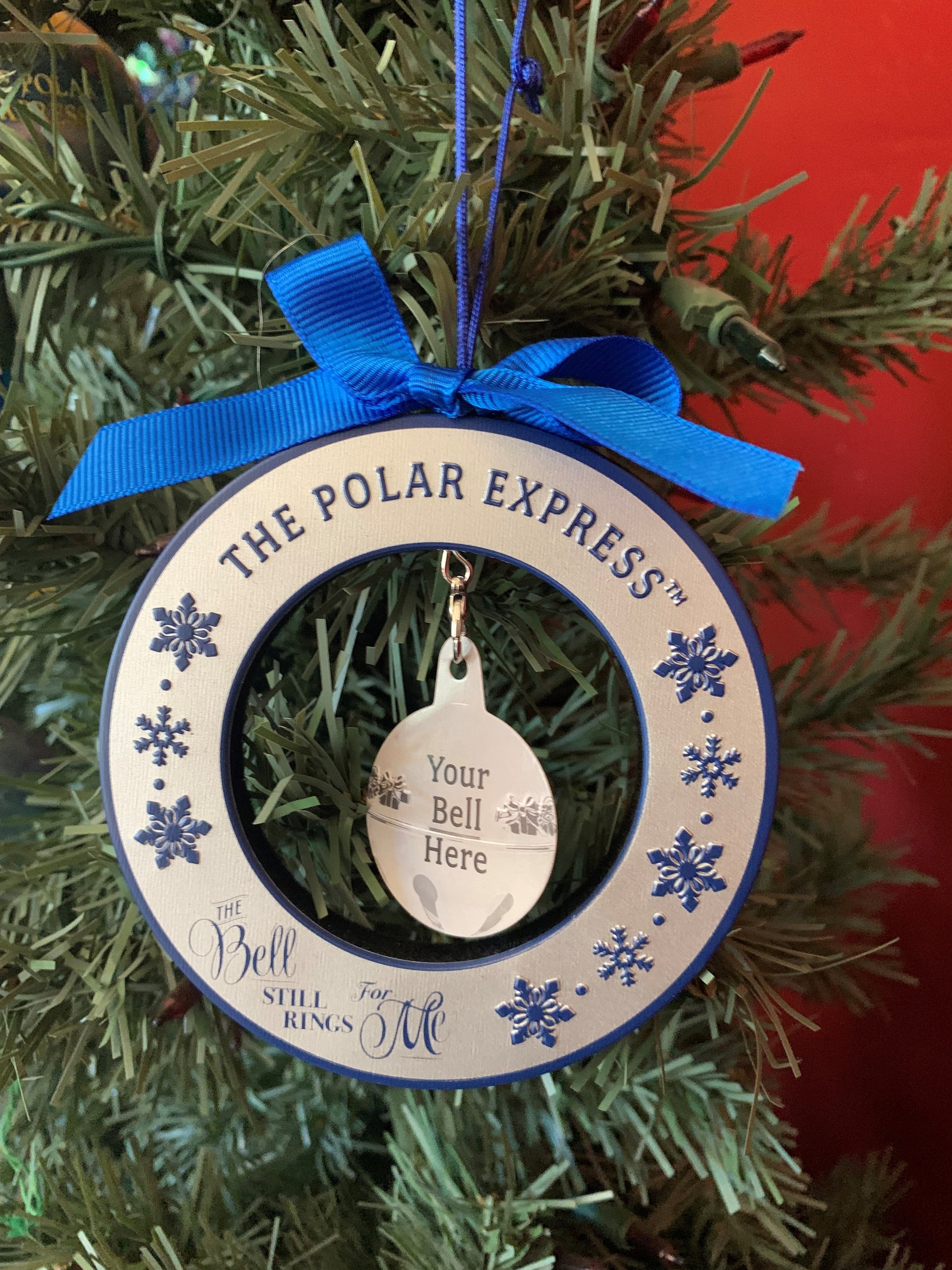 THE POLAR EXPRESS™ Ornament Jingle Bell Holder Blue – Rail Retail