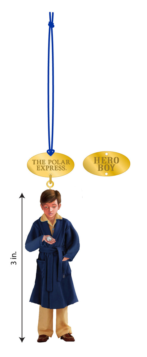 THE POLAR EXPRESS ™ Ornament Resin Character Hero Boy – Rail Retail