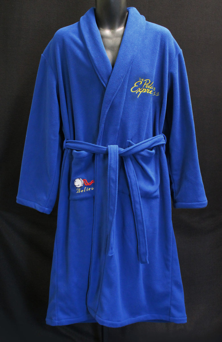 THE POLAR EXPRESS™ Blue Fleece Robe ADULT – Rail Retail