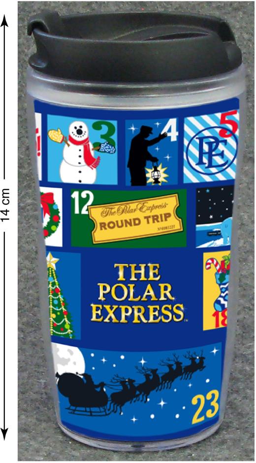 THE POLAR EXPRESS ™ Tumbler- "Countdown to Christmas" 8oz plastic ...