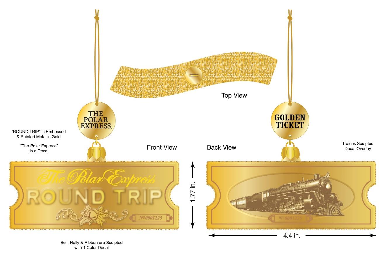 Polar Express Golden Ticket